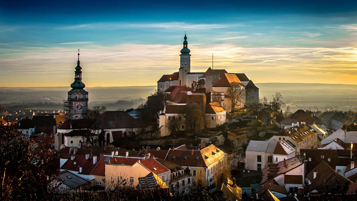 Mapa da República Tcheca: regiões turísticas